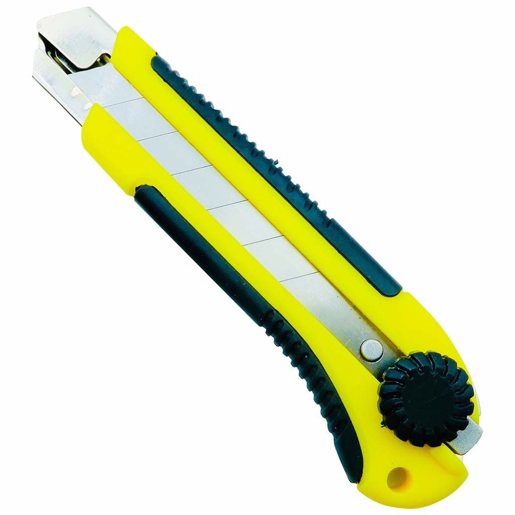 Cutter 25mm con rotella e impugnatura in gomma